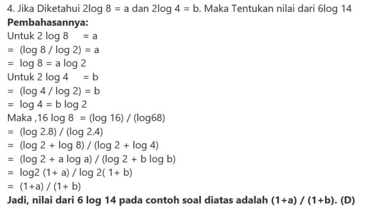 40 Contoh Soal Logaritma: Pembahasan & Jawaban